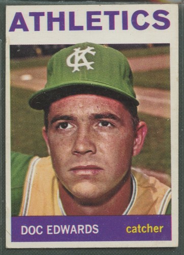 1964 Topps #174 Doc Edwards Kansas City Athletics | eBay