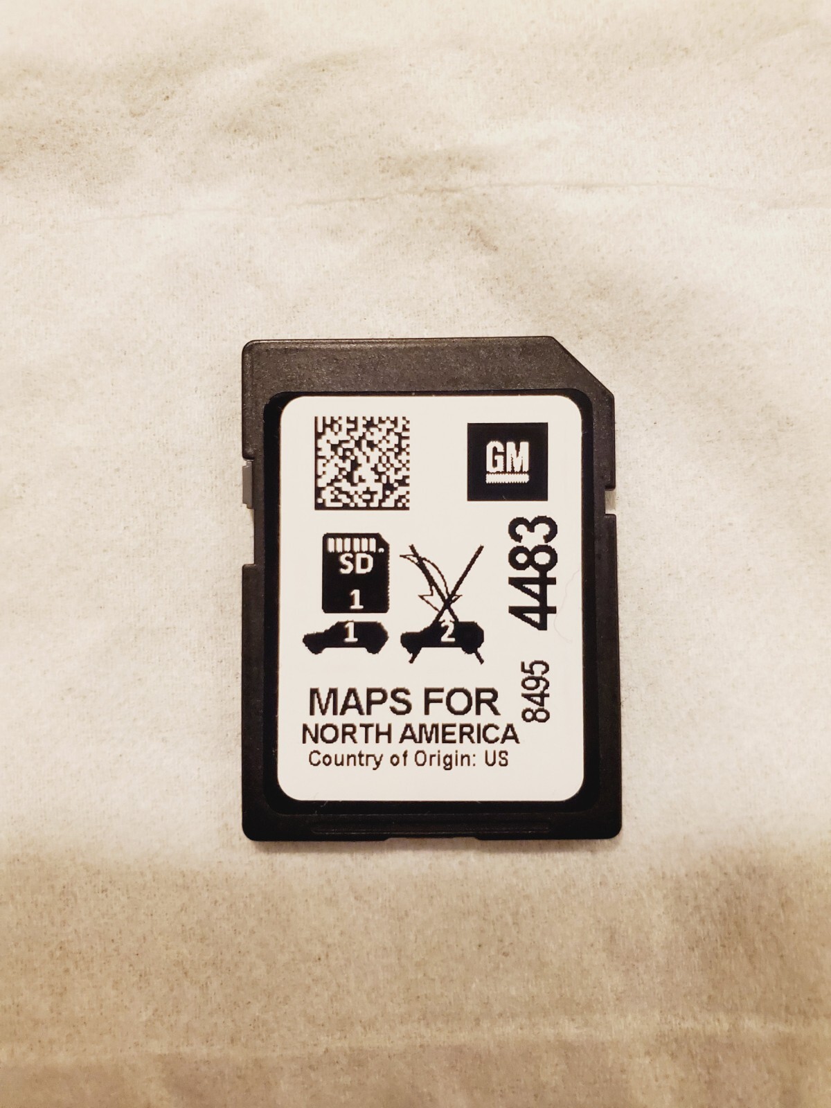 2019-2022 CHEVROLET GMC CADILLAC NAVIGATION SD CARD 8495 4483 FACTORY ...