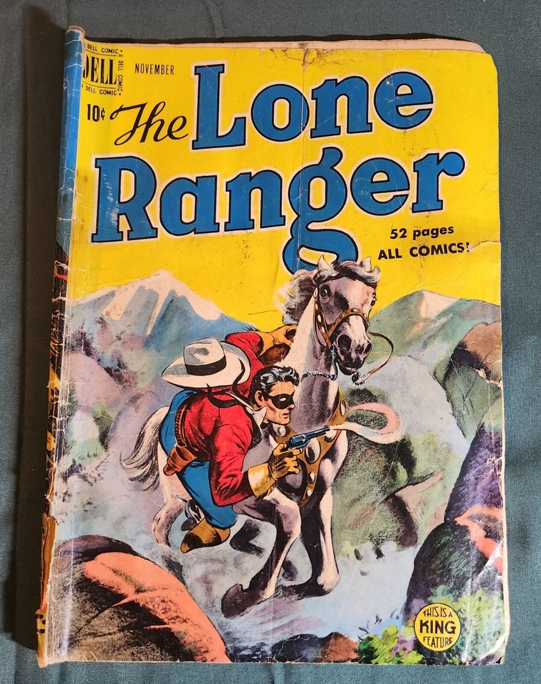 The Lone Ranger #17, 113, 128 – Dell Western Comic Lot – Classic Cowboy ...