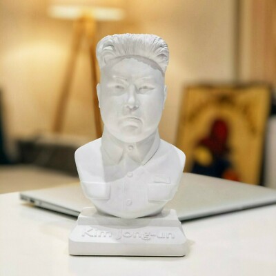 Kim Jong-un Alabaster and Plaster Bust 20cm Home Decor Art | eBay
