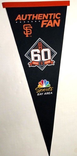 San Francisco Giants 60th Anniversary 2018 CSN Authentic FAN Baseball ...