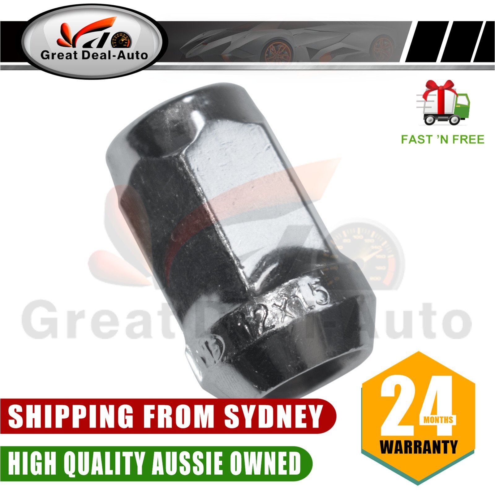 M12x1.5 Chrome Wheel Nuts Set For Ford Ranger Triton Mazda Bravo BT50 ...