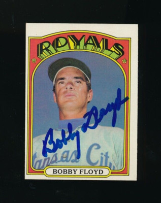 1972 Topps Bobby Floyd #273 signed auto autograph EX crisp blue sharpie ...