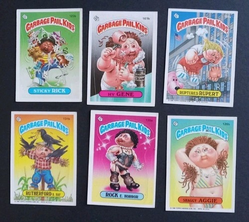Topps Wacky Lot of 6 stickers Cards Vintage Lot B3. | eBay