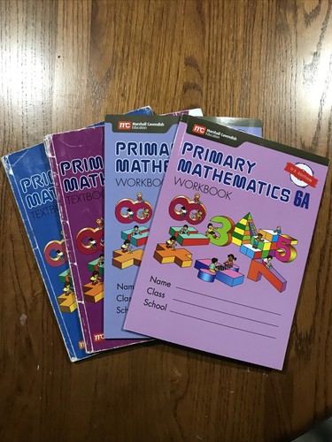 Singapore Math Primary Mathematics US Edition 6A 6B Workbooks And ...