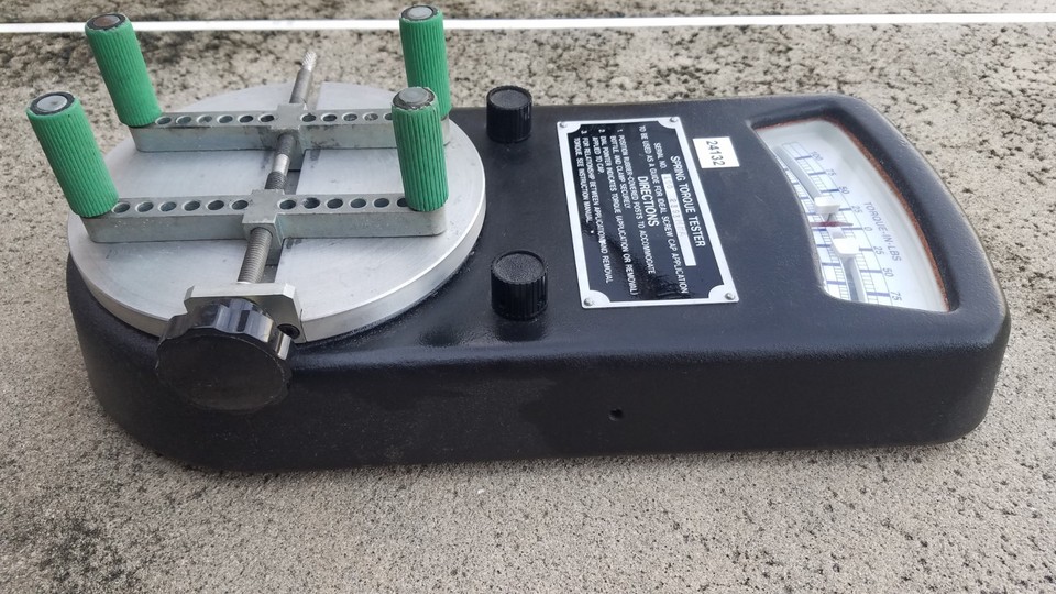 SECUREPAK SPRING TORQUE TESTER MECHANICAL METER TOOL R30 USED | eBay