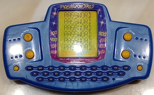 Vintage 2000 Tiger Electronics Super Password Handheld Electronic Game ...