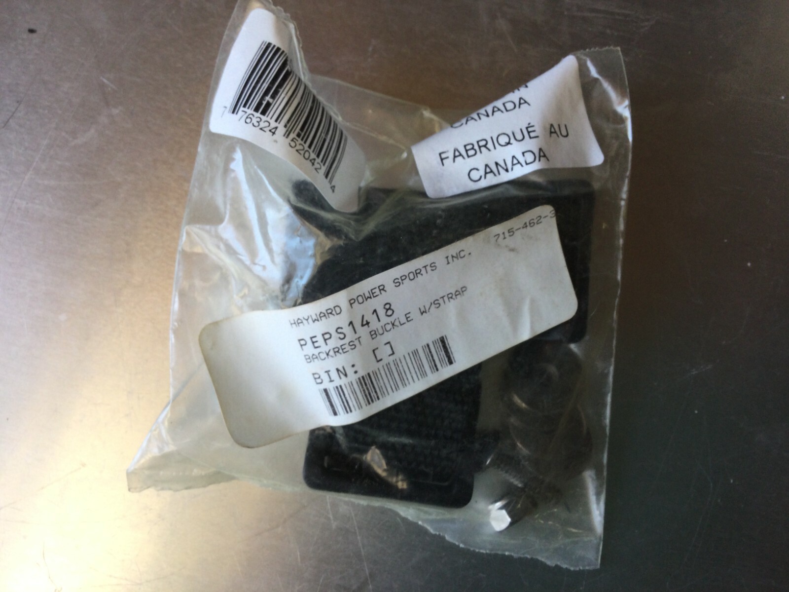 PARKER BACKREST BUCKLE WITH STRAP PS1418 t028 | eBay