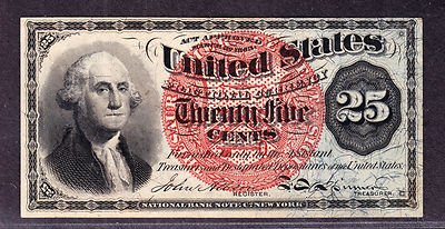 US 25c Fractional Currency Note 4th Issue FR 1307 Ch CU | eBay