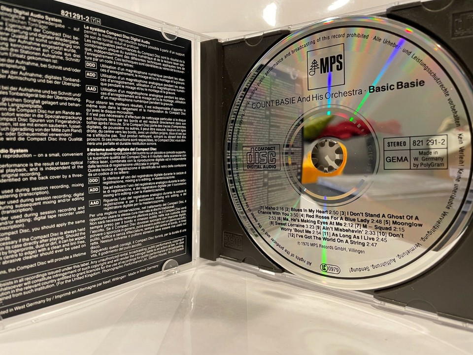 Count Basie - Basic Basie: Count Basie And His Orchestra CD - W. German ...