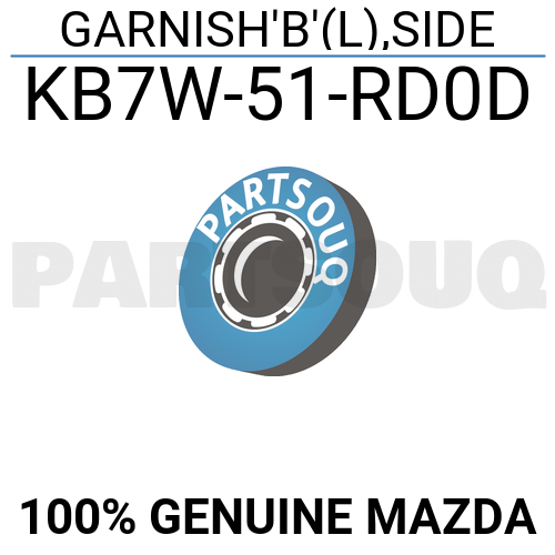 Mazda KB7W51RD0D Door Molding (left Rear for sale online | eBay
