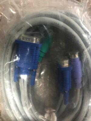 LOT OF 3 KVM CABLES LL84201 CSA AWM 150V FT1 | eBay