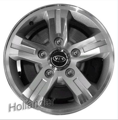 09 KIA SORENTO WHEEL 16X7 OEM ALLOY 5 SPOKE HOL# 74566 3955 | eBay