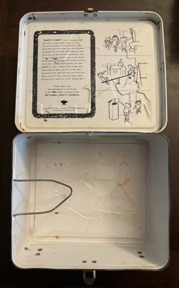 VINTAGE 1966 ALADDIN JAMES BOND 007 SECRET AGENT METAL LUNCHBOX W ...