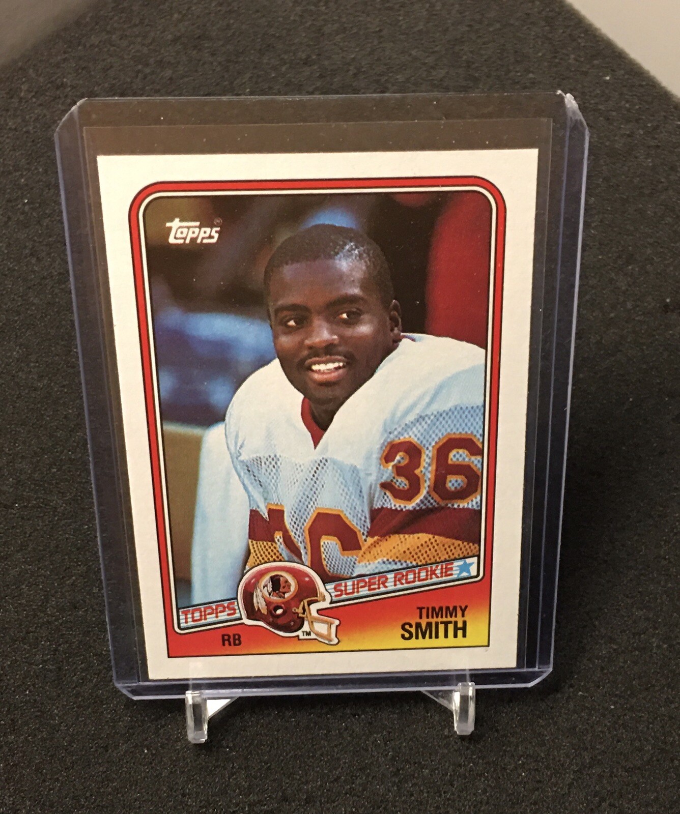 Timmy Smith Super Rookie 1988 Topps card 11 Washington Redskins RC | eBay