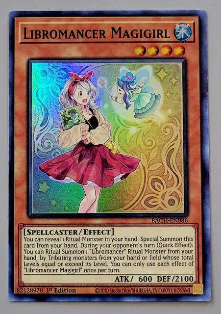 Yu-Gi-Oh! TCG Libromancer Magigirl Battle of Chaos BACH-EN086 1st Edition Super Rare for sale ...