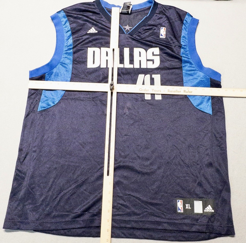 Adidas Dallas Mavericks Dirk Nowitzki Jersey Mens XL Wear On Back ...