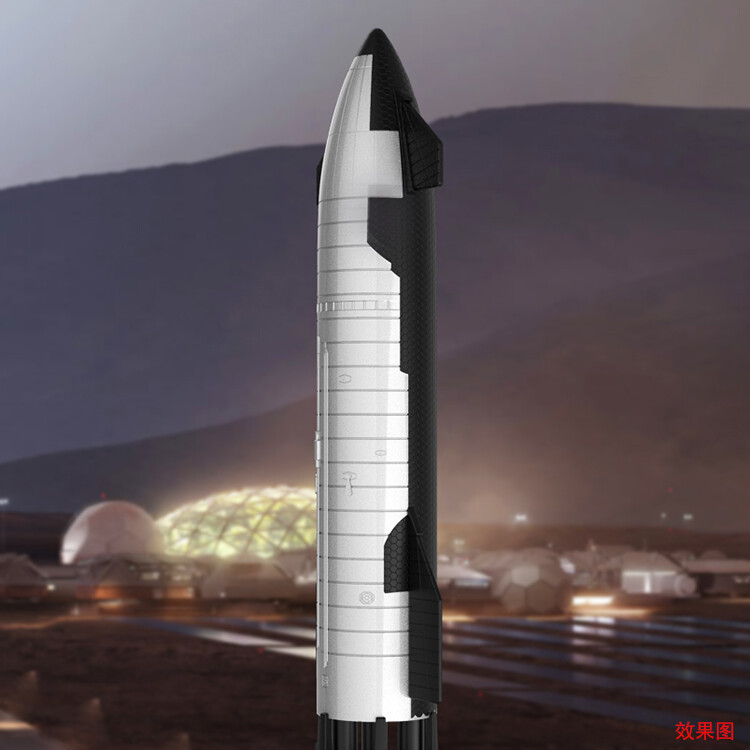 SpaceX Starship SN24 Falcon Heavy Dragon Space Model 16inches/40cm | eBay