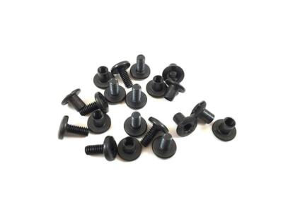 Gun Guy Gear - Screws & Open Back Screw Posts 1/2" Black Finish 10 Pk ...