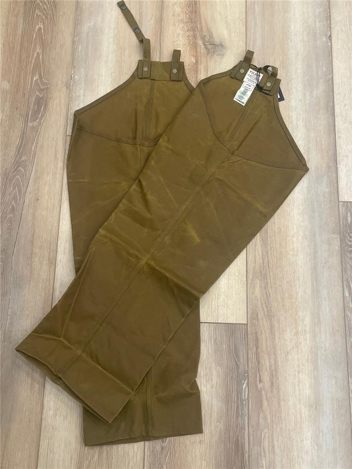 New Filson Single Tin Cloth Chaps Long Husky Size Waxed Cotton Canvas ...