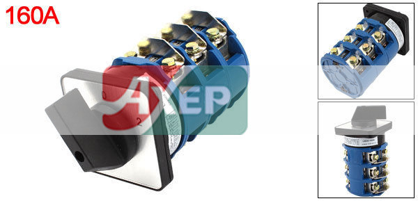 LW28-160A Change over Switch 160A 3 Positions Rotary Handle ...