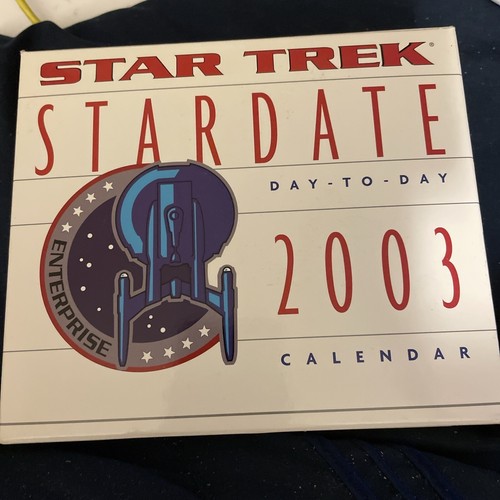 2003 Star Trek 5 Series Stardate Desk Calendar- Sealed | eBay
