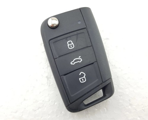 VW GOLF MK7 / TIGUAN 3 Button Remote Flip Key Fob - 5G0 959 752 DD ...