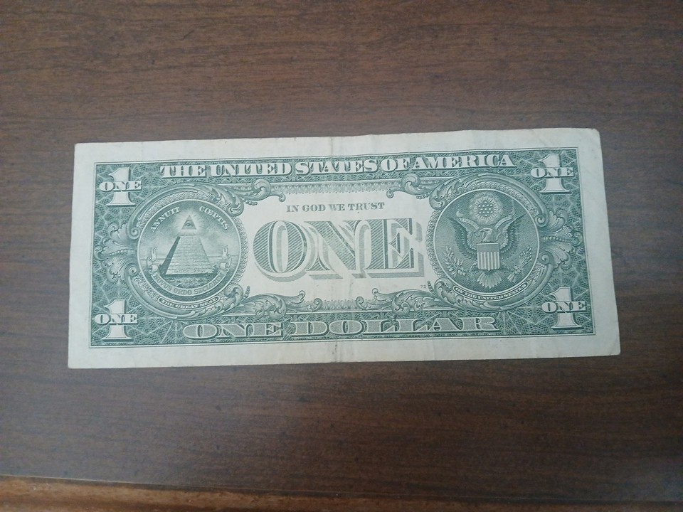 Very Cool 😎 Trinary Fancy Serial Number $1 Federal Reserve Note 🤑 | eBay