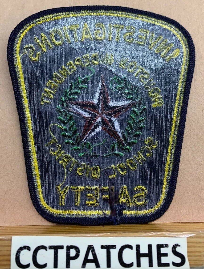 HOUSTON, TEXAS ISD INVESTIGATIONS SAFETY INDEPENDENT SCHOOL DIST POLICE ...