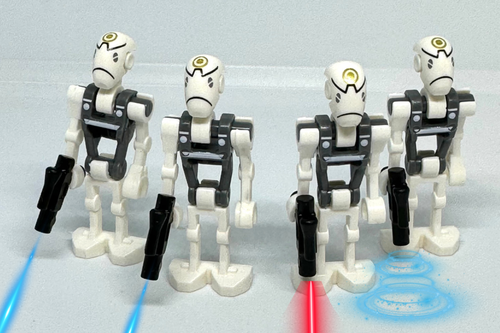 Kamino Training Droids custom Lego minifigure 4-pack (great w/ star ...