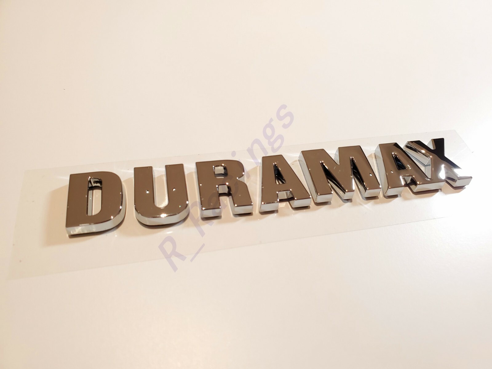 1PC Chrome Tailgate Duramax Emblem Badge Fit 2019-2023 Chevrolet Tahoe ...