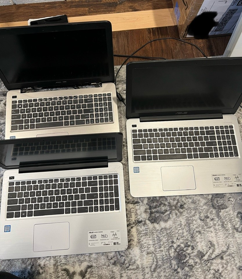 Lot Of 3 ASUS F556U 15.6, Intel Core i5 2.50GHz, 8GB, 500GB, Dell ...