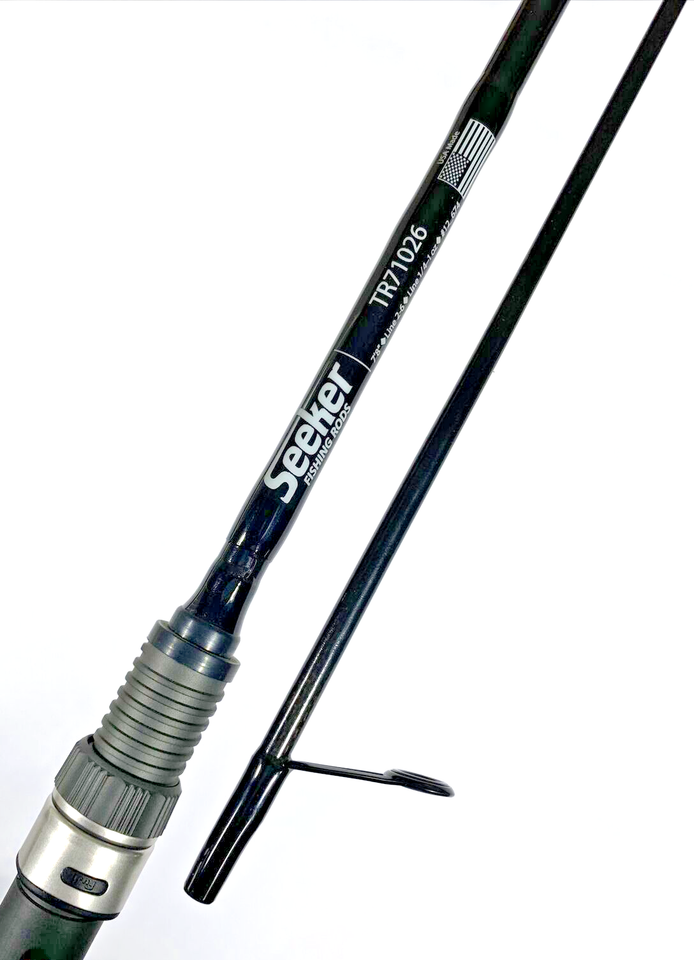 Seeker TR71026 custom made 2-6Lb 7’8” trout special ultra light Fishing ...