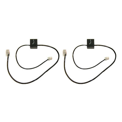 Plantronics Telephone Interface Cable (2-Pack) for Savi CS500 Wireless ...