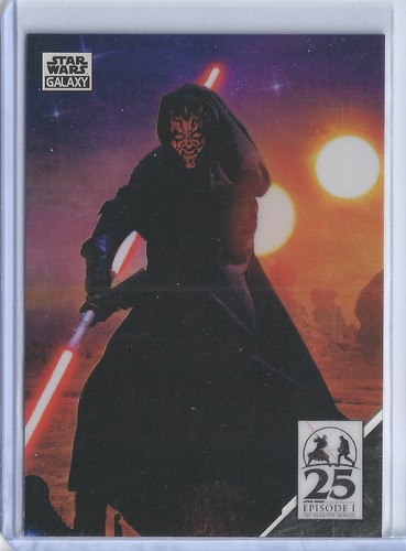 2024 Topps Star Wars Chrome Galaxy Art of Darth Maul Refractor AM-10 NSC | eBay