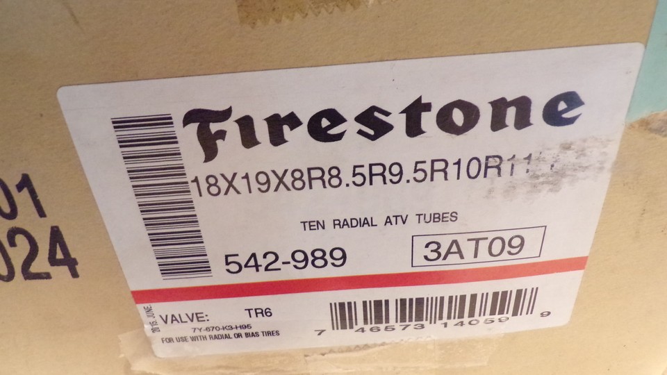NEW Box of 10 Firestone Radial ATV Tire Tubes *FREE SHIPPING* | eBay