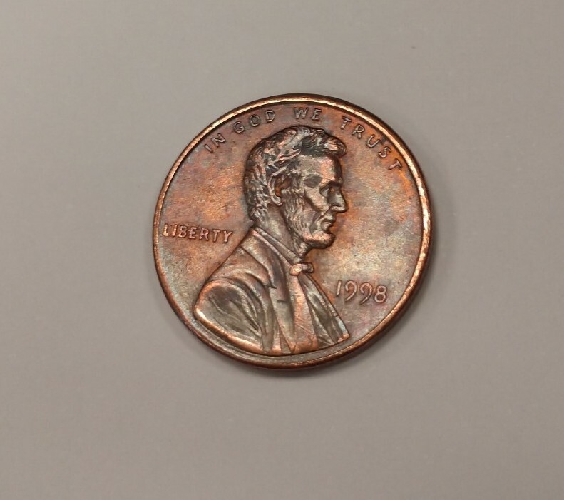 1998 P LINCOLN CENT WIDE "AM" VARIETY | eBay