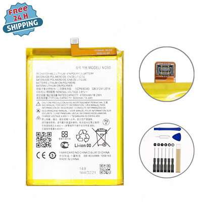 5000mAh Li-ion Battery MD50 + Tools For Motorola Moto G Stylus 2022 ...