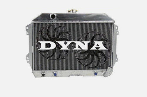 ALUMINUM RADIATOR FOR 1970-1975 Nissan DATSUN 240Z/260Z 2.4/2.6+10"Fans ...