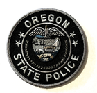 OREGON STATE POLICE SHOULDER INSIGNIA BLACK & GRAY PATCH (PD3) POLICE ...