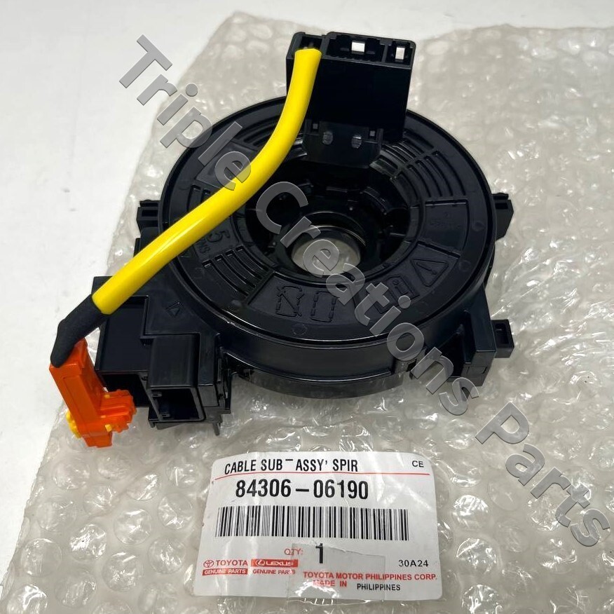 84306-06190 Genuine Toyota Cable Sub-Assy Spiral 8430606190 OEM | eBay