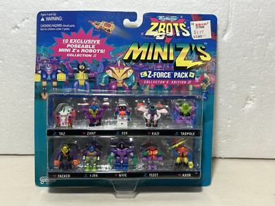 Z Bots Mini Z’s 1997 Z-Force Pack Collectors Edition 2 Sealed! | eBay