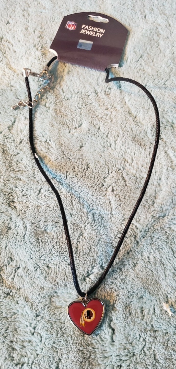 Washington Redskins Cord Necklace with Logo Charm NFL Football Licensed ...