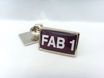 THUNDERBIRDS FAB 1 CAR NUMBER PLATE LAPEL PIN BADGE TIE PIN GIFT | eBay