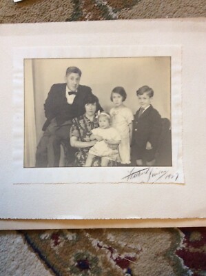 B7a Original Photograph Old 1927 Family Group | eBay UK