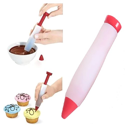Silicone Food Writing Pen cookie Icing Piping Pastry Nozzles kitchen ...