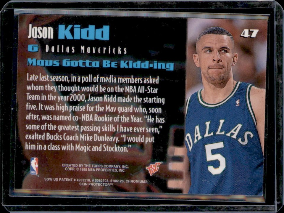 1994-95 Topps Stadium Club Members Only Box Set Jason Kidd #47 Rookie ...