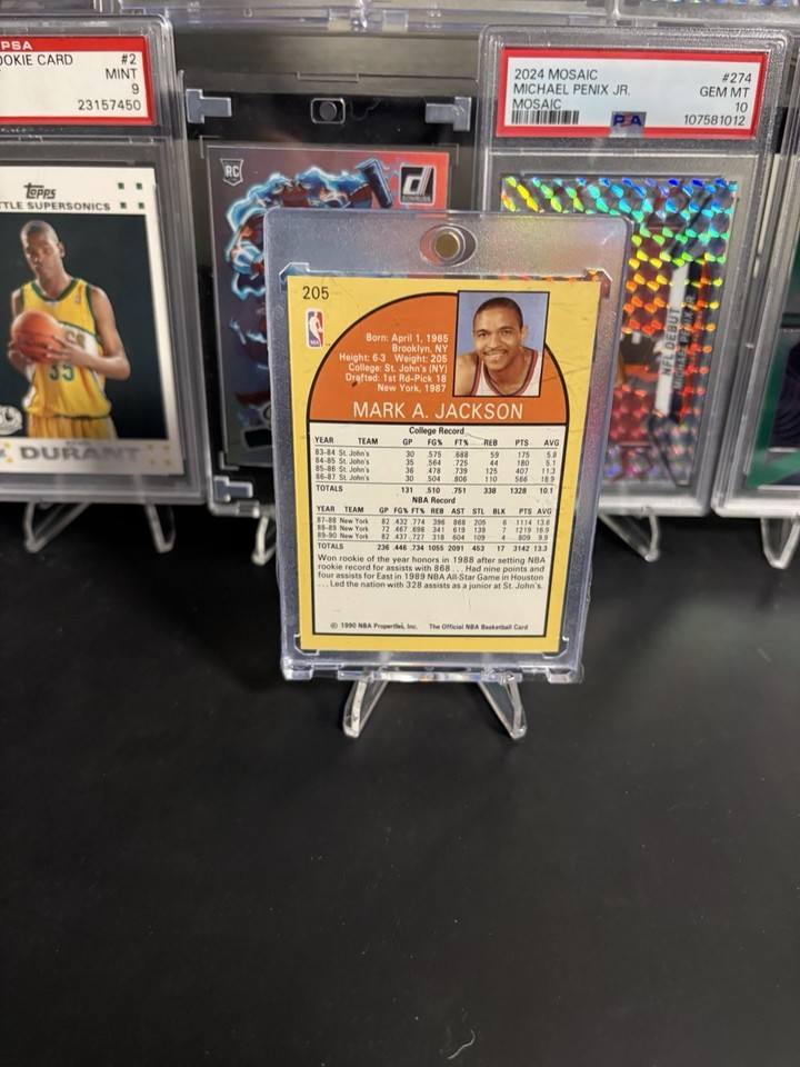 1990 NBA Hoops Mark Jackson Knicks Menendez Brothers Courtside | eBay