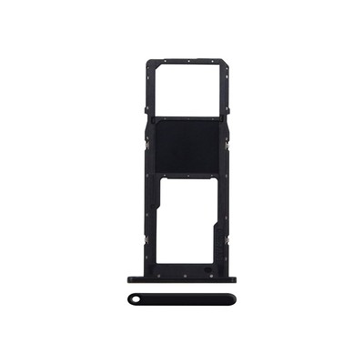 For Samsung A02S New Sim Tray Slot for A-series Black Color Replacement ...