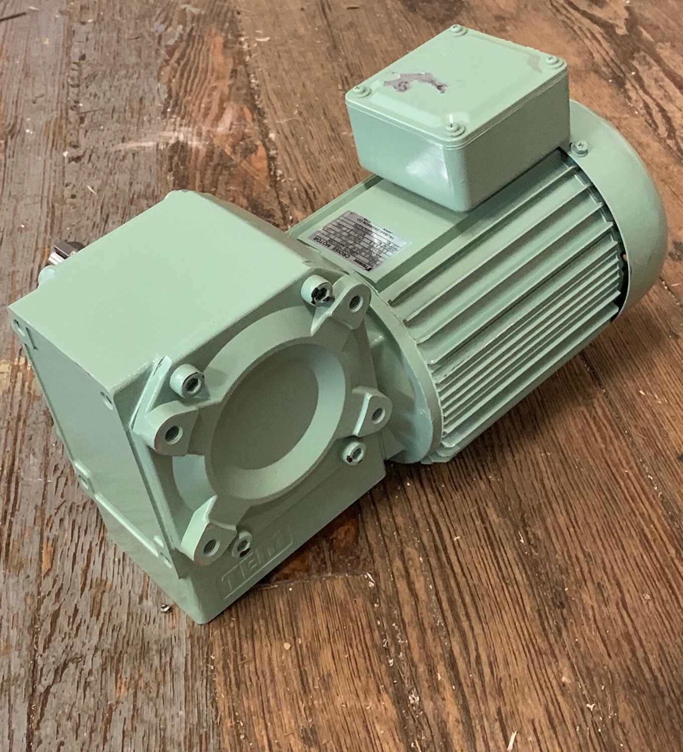 TSUBAKI EMERSON CROISE MOTOR CSMA075-220U10RW RATIO 1:10 3PH 50/60HZ 0 ...